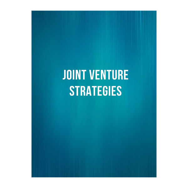 Joint Venture Strategies – GigaEbooks